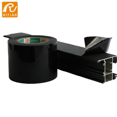 China RoHS Approved Aluminum Protective Film 50 Micron Thickness 1240mm Width for Metal Surface Protection for sale