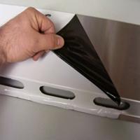 China Anti Scratch / Air Pullution Aluminium Protective Film UV Resistance For Panel Profile Window Frame for sale