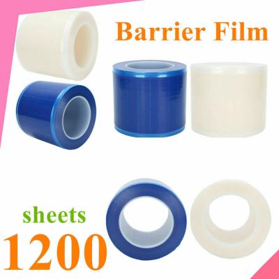 China PE Dental Barrier Film 4x6 Inch 1200 Sheets Self-Adhesive Protective Cover for sale