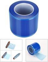 China Medical Disposable Dental Barrier Film Roll 4x6 Inch 1200 Sheets PE Surface Cover for sale