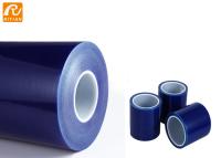 China Self Adhesive Glass Protection Film 61cm x 50m 60um PE Blue for sale