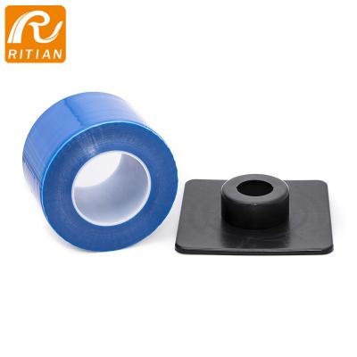 China Blue Dental Barrier Film 4x6 Inch 1200 Sheets PE Surface Cover with Dispenser Box for sale