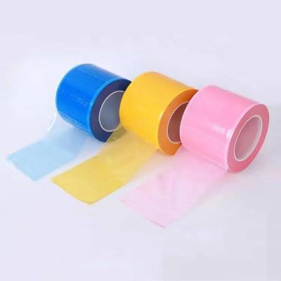 China Dental Barrier Film 4x6 Inch 1200 Sheets Perforated PE Protective Film with Dispenser Box for sale