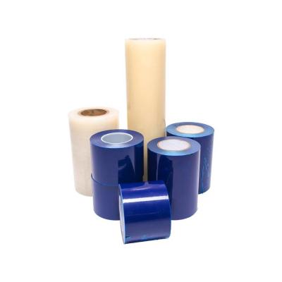 China PE Self Adhesive Laminate Protective Film 50-70 Micron for Flooring Surface Protection for sale