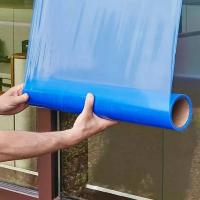 China 50 Micron PE Protective Film Rubber Based Adhesive UV Resistant Industrial Surface Protection for sale