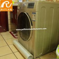 China Transparent PE Protective Film 50-70 Micron for Refrigerator Furniture Surface Protection for sale
