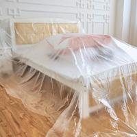 China PE Protective Film 30-150 Micron Clear Polyethylene Surface Protection for Furniture for sale
