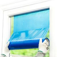 China Blue PE Protective Film for Metal Stainless Steel Anti Scratch 0.05mm Thickness for sale