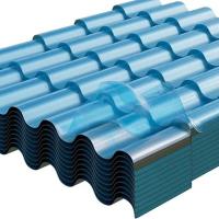 China Ritian PE Protection Film for Metal Roof Tile 1240mm x 200m Blue Self-Adhesive for sale
