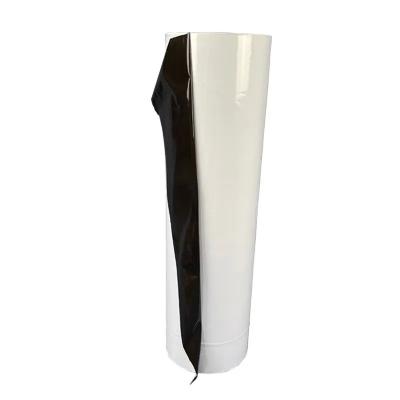 China Ritian Self Adhesive PE Protection Film 50 Micron Black White Surface Protective Film for Aluminum for sale