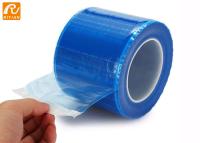China Transparent Blue PE Protective Film 50 Micron Residue-Free Removal UV Resistant 6 Months for sale