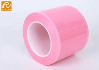 China Pink Dental Barrier Film Roll 4x6 Inch 1200 Sheets Disposable Self-Adhesive Plastic Wrap with Dispenser Box for sale