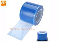 China Transparent Blue PE Protective Film 30 Micron Strong Adhesion Residue Free for Medical Packaging for sale