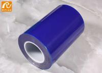 China Blue Surface Protection Film Roll 0.05mm x 50cm x 100m for Metal Stainless Steel Hardware for sale
