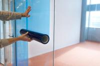 China Polyethylene PE Protective Film 50 Micron UV Resistant Residue Free Removal for Glass Protection for sale