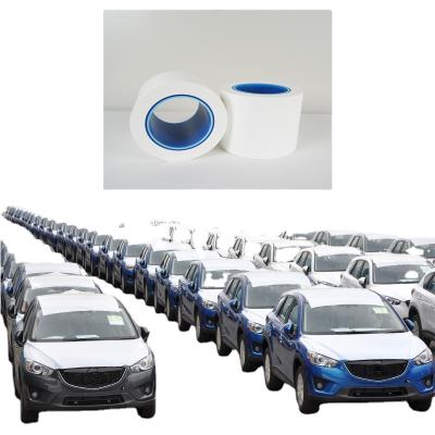 China White Glossy Opaque PE Automotive Protective Film 1200mm x 100m Car Paint Protection for sale