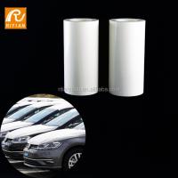 China 70 Micron PE Protective Film Solvent-Based Acrylic Adhesive 1240mm x 200m Automotive Paint Protection for sale