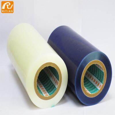 China UV Resistant PE Protective Film 50 Micron Strong Adhesion Residue Free Removal 0.05 to 0.25 N/cm for sale
