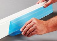 China Eco-Friendly LDPE Plastic Sheet Protective Film 30-150 Micron for PVC PET PC PMMA Surfaces for sale