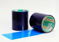 China Self Adhesive PE Protective Film 30-150 Micron Blue Window Glass Protection for sale