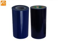 China Clear Blue PE Protective Film 100-200m Length 30-150 Micron Thickness Customized for Window for sale