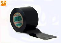China High Tack Black Protective Paint Film Tape 100 Micron with 550g/25mm Adhesion for Powder Coated Surfaces for sale