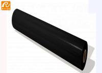 China High Tack Black Protective Paint Film Tape 100 Micron with 550g/25mm Adhesion for Powder Coated Surfaces for sale