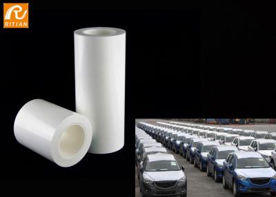 China Customized Automotive Protective Film 70 Micron PE Material with 80°C Heat Resistance and 24 Week UV Protection for sale