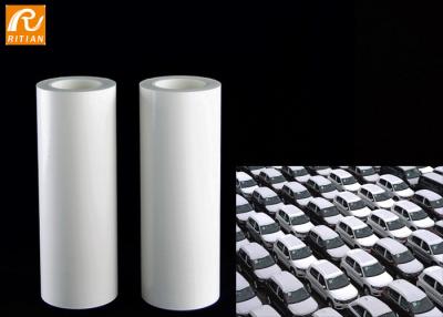 China PE Automotive Protective Film 70 Micron Thickness with 180-Day UV Protection for Vehicle Transport and Storage for sale