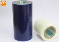 China 30 Micron Transparent Blue PE Protective Film for Stone & Marble - 10-1240mm Width, 50-500m Length for sale