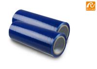 China Clear Blue PE Protective Film 100-200m Length 30-150 Micron Thickness Customized for Window for sale