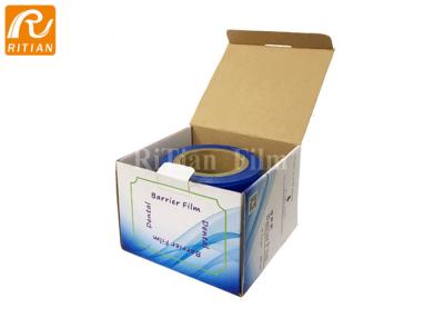 China Ritian Dental Barrier Film Roll with Dispenser Box - 1200 Perforated 4x6 Sheets, 30-50 Micron Thickness for sale