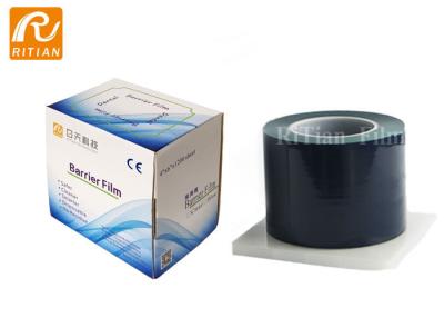 China 4x6 Inch Dental Barrier Film Roll with Dispenser - 30-50 Micron Thickness, 1200 Sheets per Box for sale