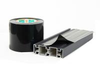 China 60 Micron Aluminum Composite Panel Surface Protection Film Roll - 10mm to 1240mm Widths, 250g/25mm Adhesion for sale