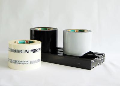 China RH06012B/W Aluminum Protective Film 60 Micron for Anodized Powder Coated Surfaces - 10mm to 1240mm Widths for sale