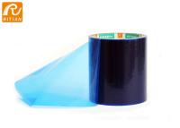 China PE Surface Protection Film Roll 1.24m Width, 30-150 Micron Thickness for Glass and Metal Surfaces for sale
