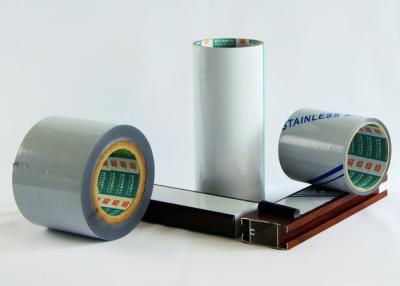 China 60 Micron Medium Adhesive Aluminum Protective Film - Black/White with Custom Logo Printing - 10mm to 1240mm Widths for sale