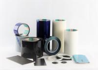 China Acrylic Base PE Protective Film Black And White Thickness 60 Microns Roll for sale