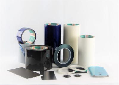 China Acrylic Base PE Protective Film Black And White Thickness 60 Microns Roll for sale