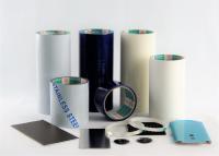 China Acrylic Base PE Protective Film Black White 60 Micron Roll 500m Length for sale