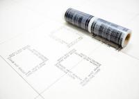 China 70 Micron Transparent Carpet Protection Film Roll with Acrylic Adhesive - 50m to 500m Lengths, 10mm to 1240mm Widths for sale