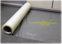 China 70 Micron Carpet Protection Film 60cm x 100m Roll - Heavy-Duty PE Surface Guard with Clean Removal for sale