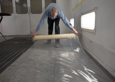 China 70 Micron Clear Carpet Protection Film with 90 Days Clean Removal - 50m/100m Length Options for sale