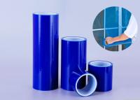 China 50 Micron Blue Window Glass Protection Film - 12 Week Outdoor Use, RoHS Certified PE Film for sale