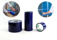 China Blue Window Glass Protection Film 30-150 Micron with No Adhesive Residue for Construction for sale