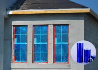 China 50 Micron No Glue Leave Window Glass Protection Film with 60-Day UV Resistance for Construction for sale