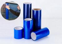China Blue Window Glass Protection Film 30-150 Micron Thickness, 200m Length for Construction Glass Surfaces for sale