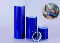 China Blue Window Glass Protection Film 30-150 Micron with No Adhesive Residue for Construction for sale