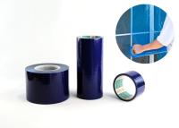 China 50 Micron Blue Window Glass Protection Film - 12 Week Outdoor Use, RoHS Certified PE Film for sale
