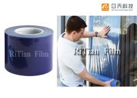 China Blue PE Window Glass Protection Film 200m Length 0.03mm Thickness Customizable for sale